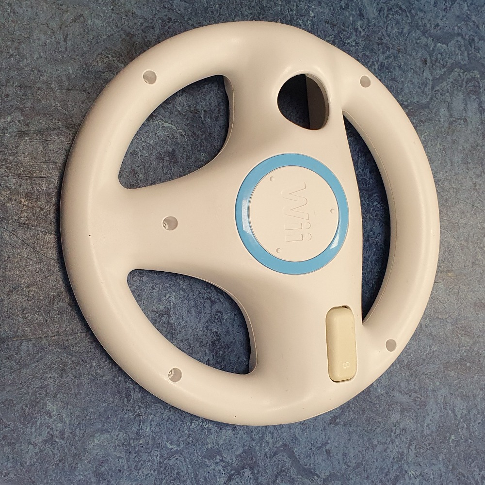 Ninetendo wii wii wheels x2 and Mario Kart - Own4Less